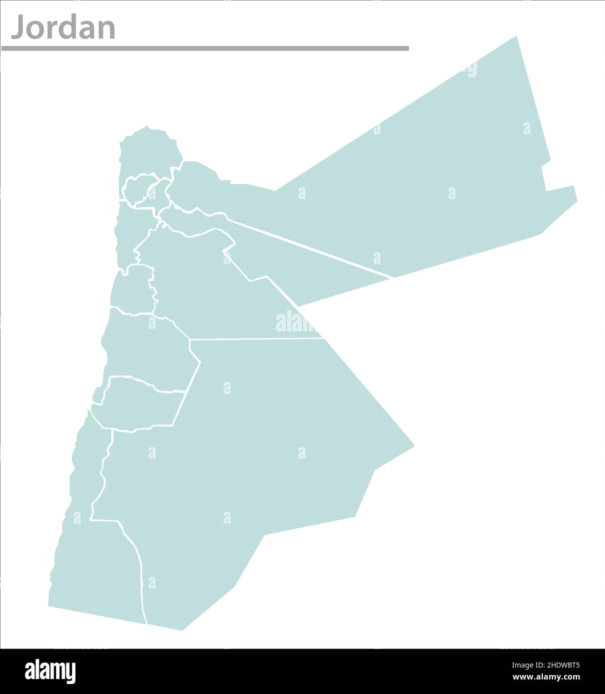 Maps of jordan Stock Vector Images - Alamy