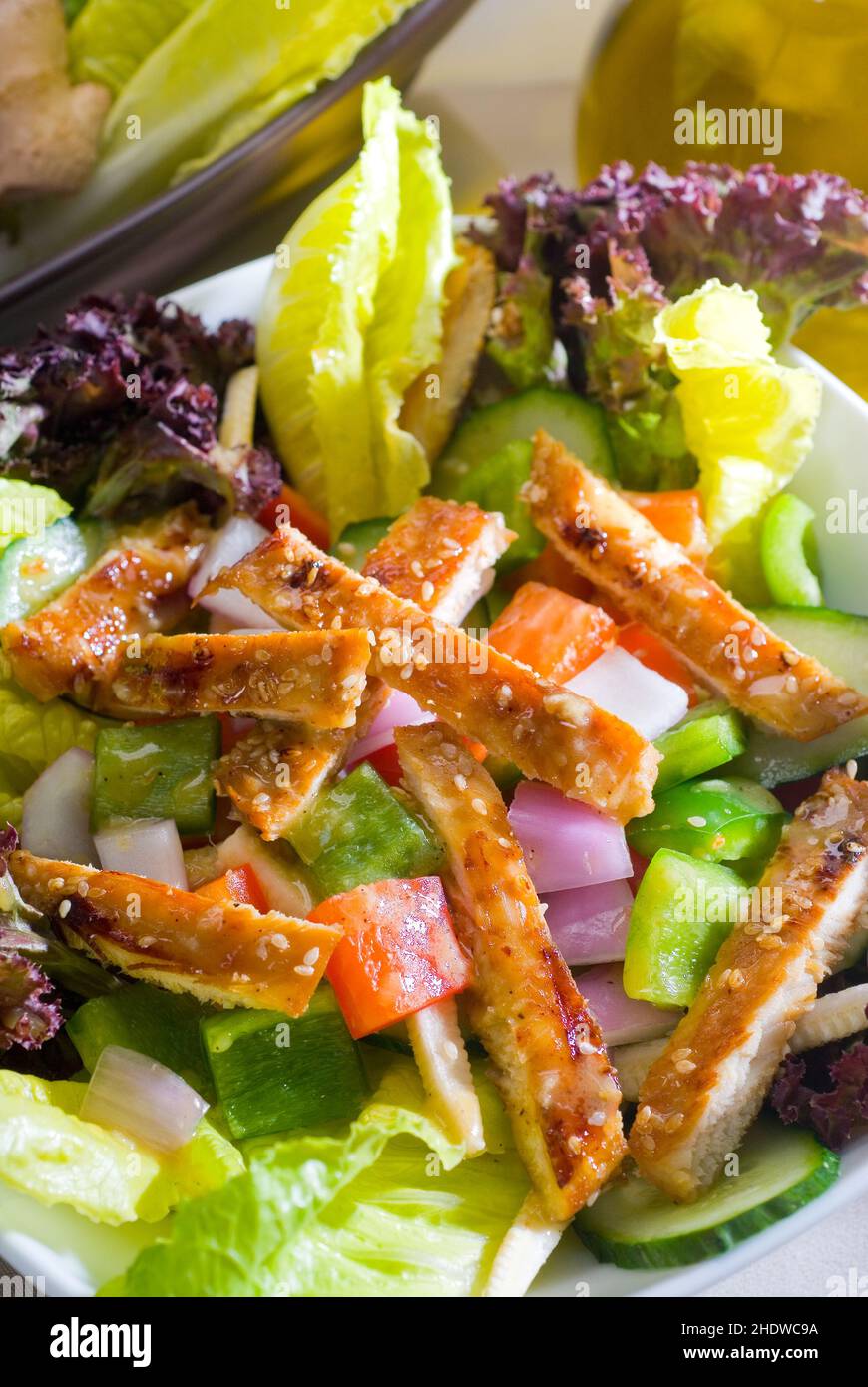 mixed salad, mixed salads Stock Photo - Alamy