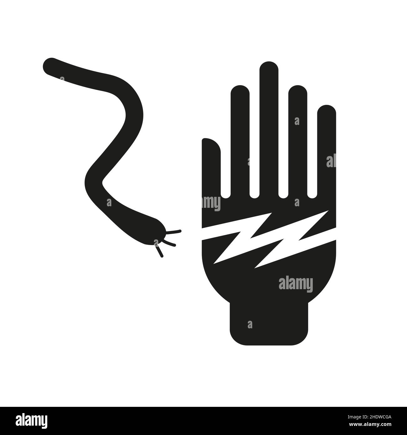 Dangerous electrical wires Stock Vector Images - Alamy