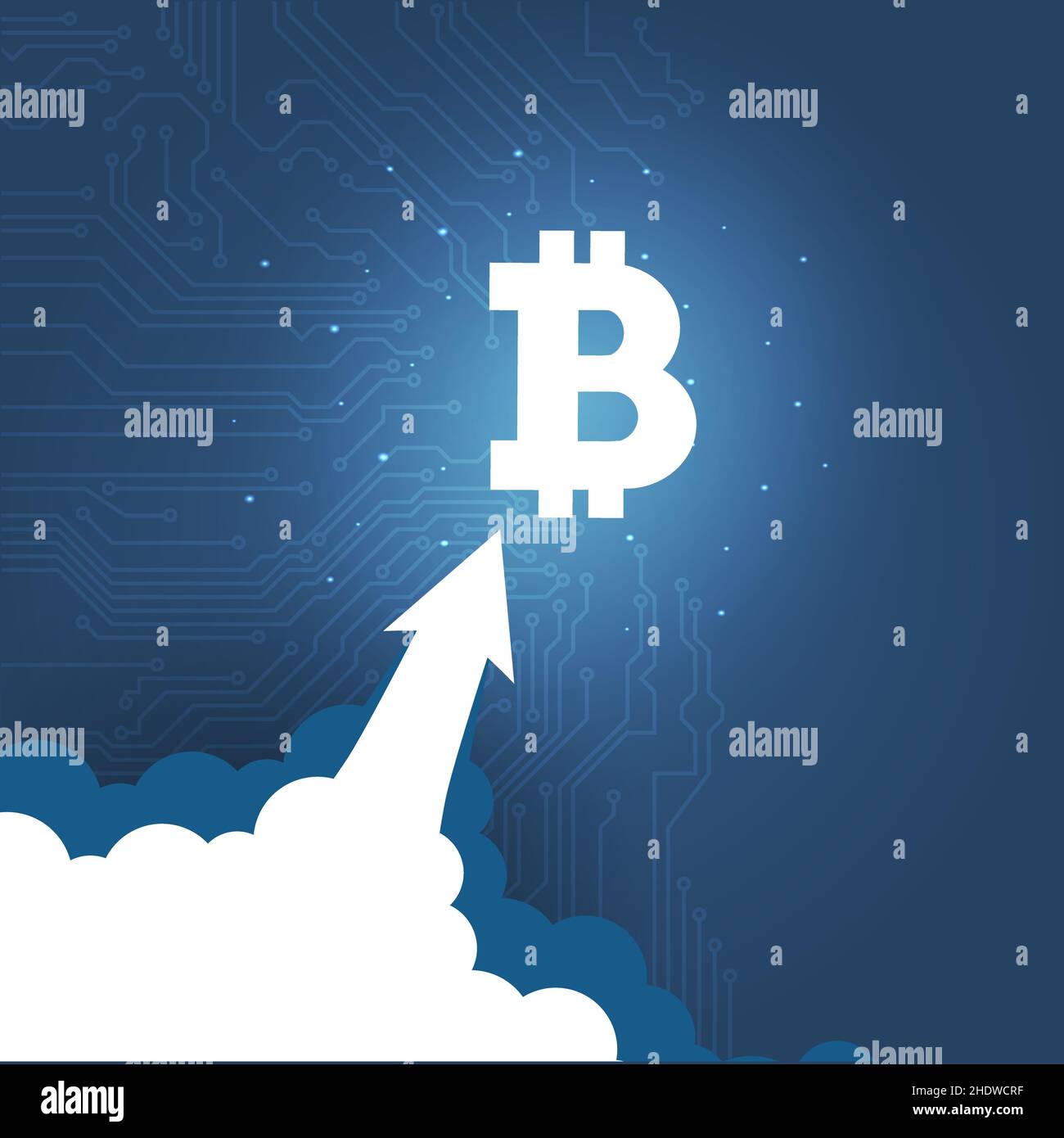 digital bitcoin crypto currency background Stock Photo - Alamy