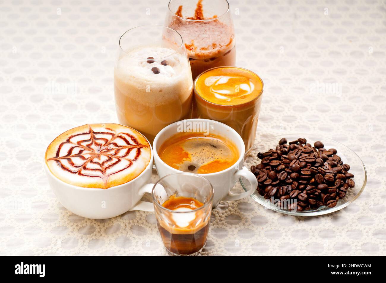 Coffee variants hi-res stock photography and images - Alamy