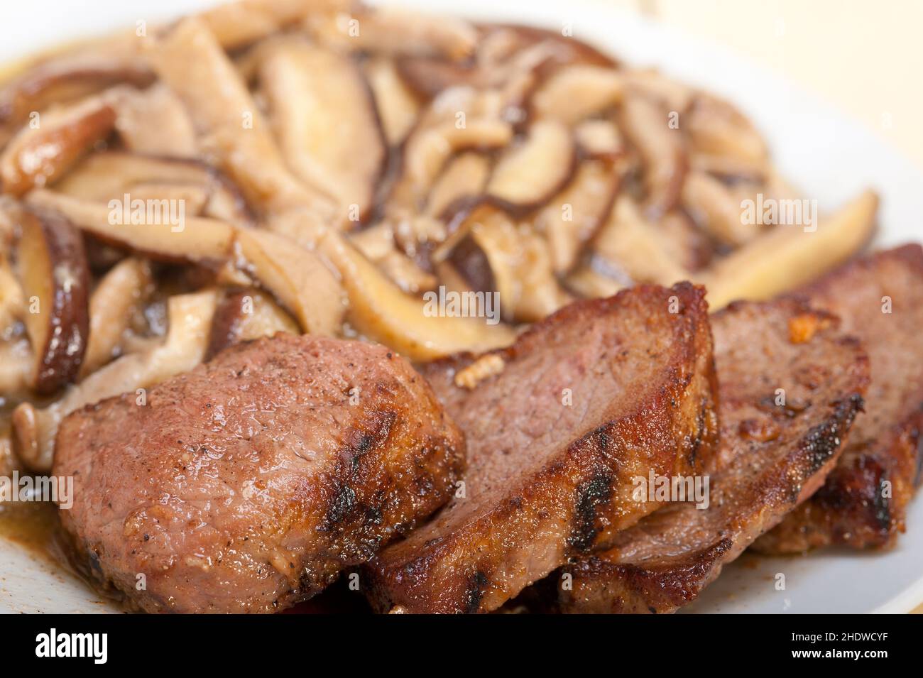 game meat, roast, game meats, venison, roasts Stock Photo - Alamy