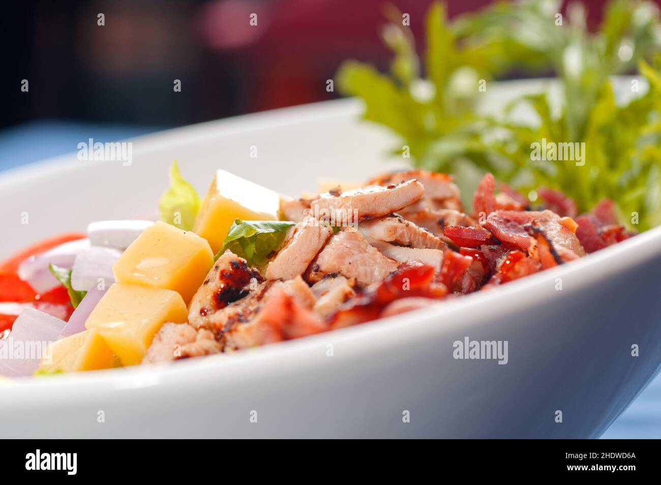 chicken salad, chicken salads Stock Photo - Alamy