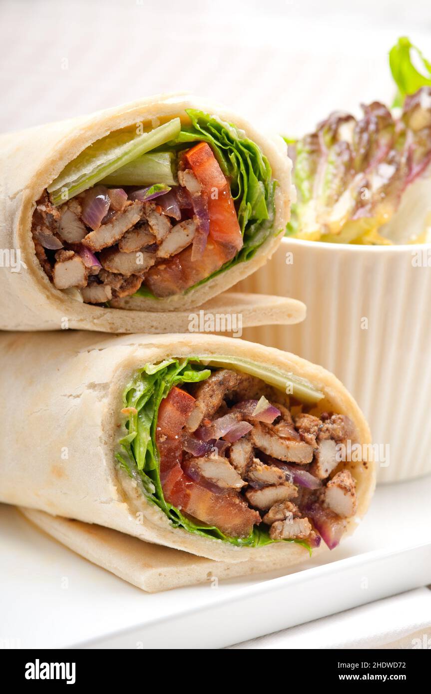 Kebabs and wraps hi-res stock photography and images - Alamy