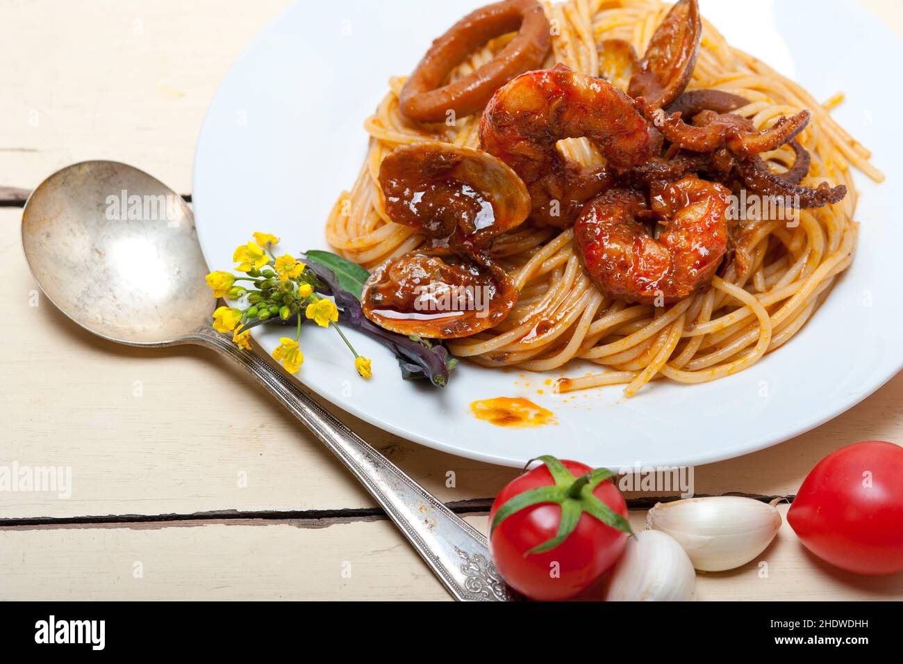 seafood, spaghetti, dish, seafoods, spaghettis, dishes Stock Photo - Alamy