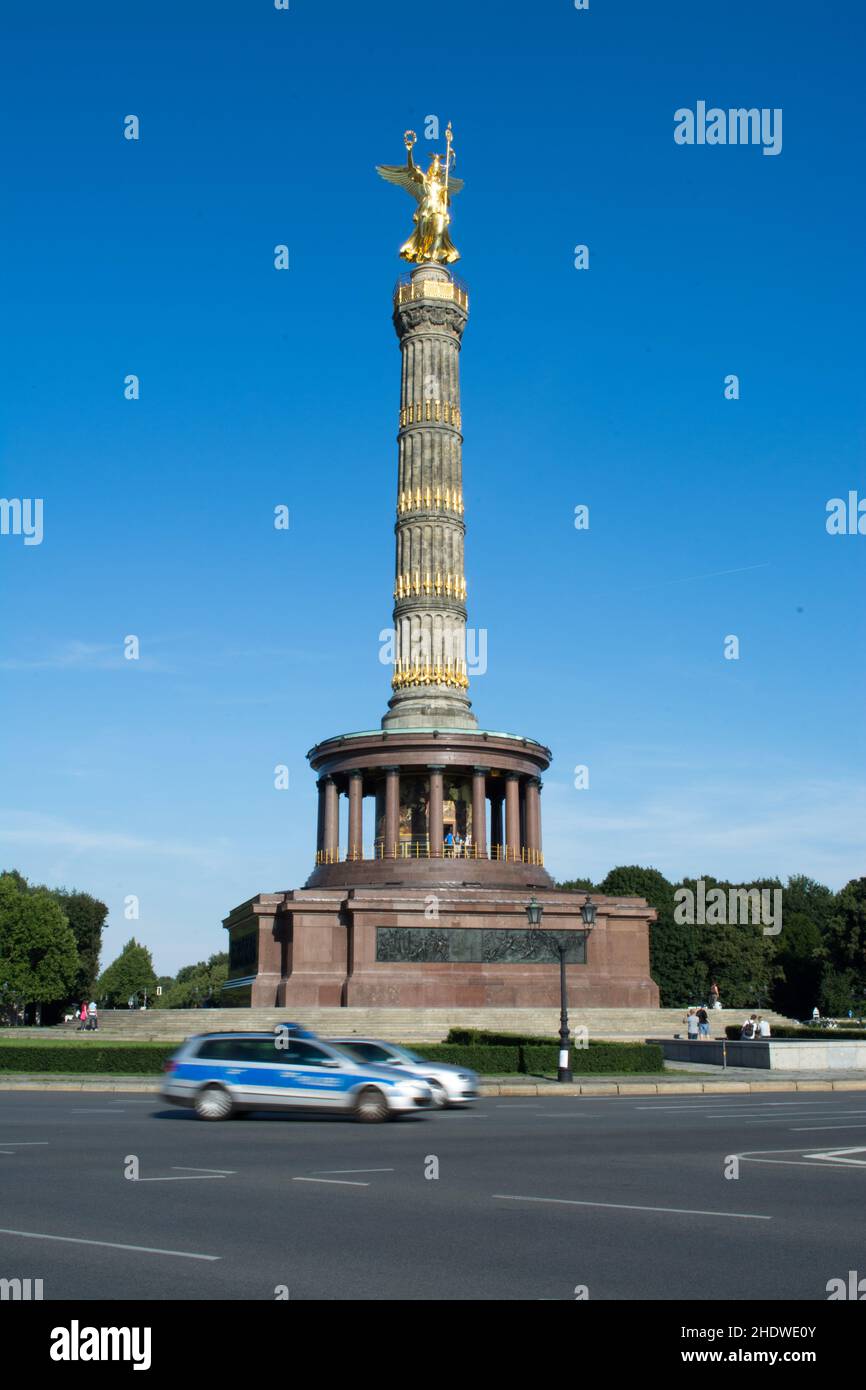berlin, victory column, victory columns Stock Photo - Alamy