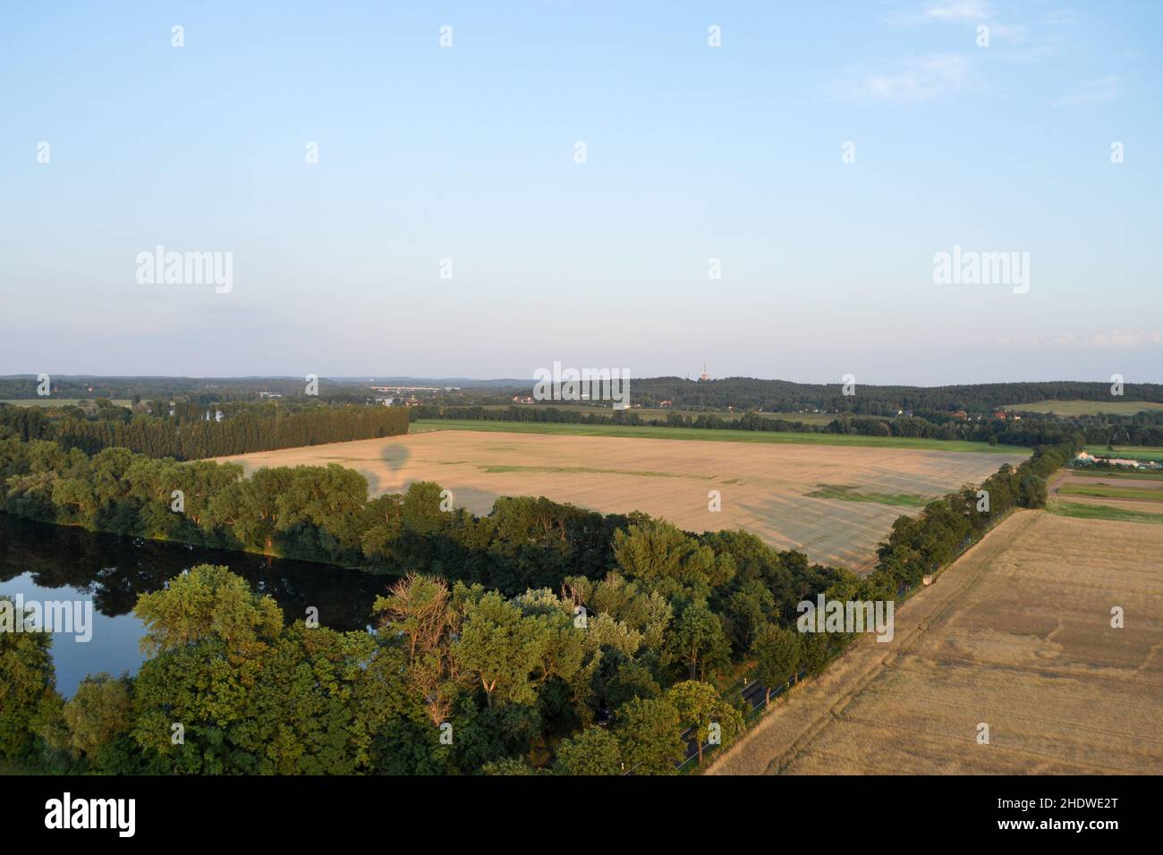 summer, aerial view, brandenburg, summers, aerial photographs, aerial ...