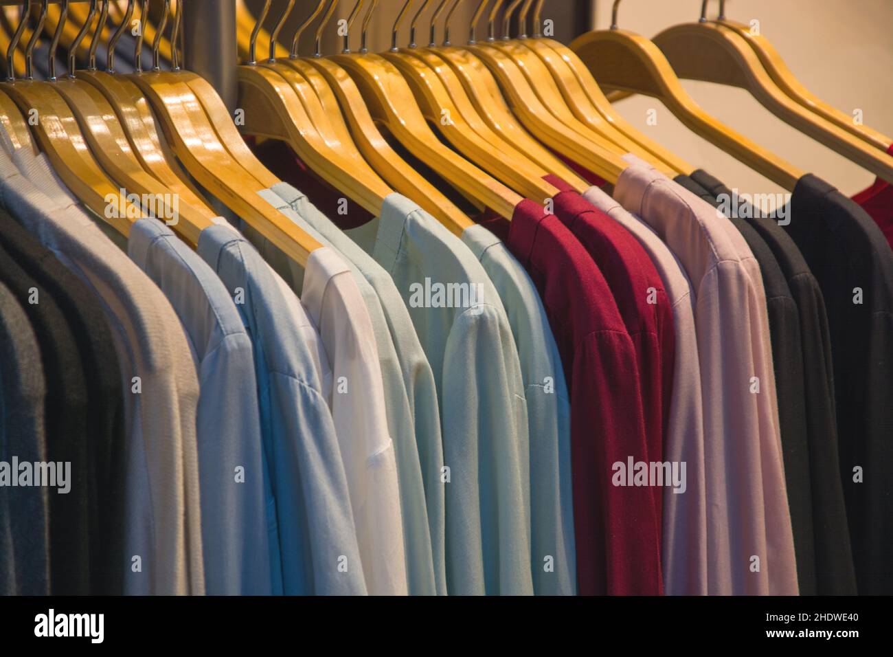 clothes stand, clothes stands Stock Photo - Alamy