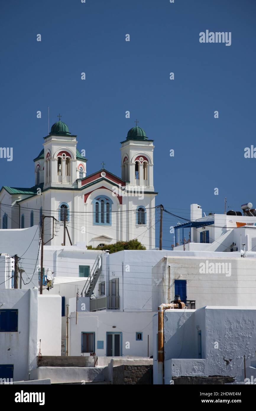 harbor city, naoussa, harbor cities, naoussas Stock Photo - Alamy
