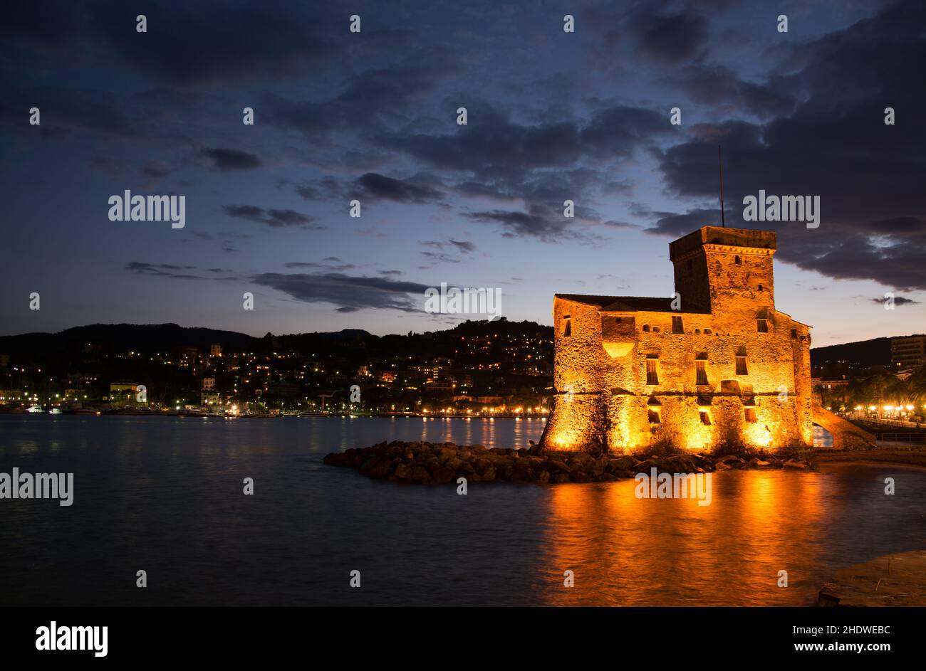 fort, rapallo, castello di rapallo, forts, rapallos Stock Photo - Alamy