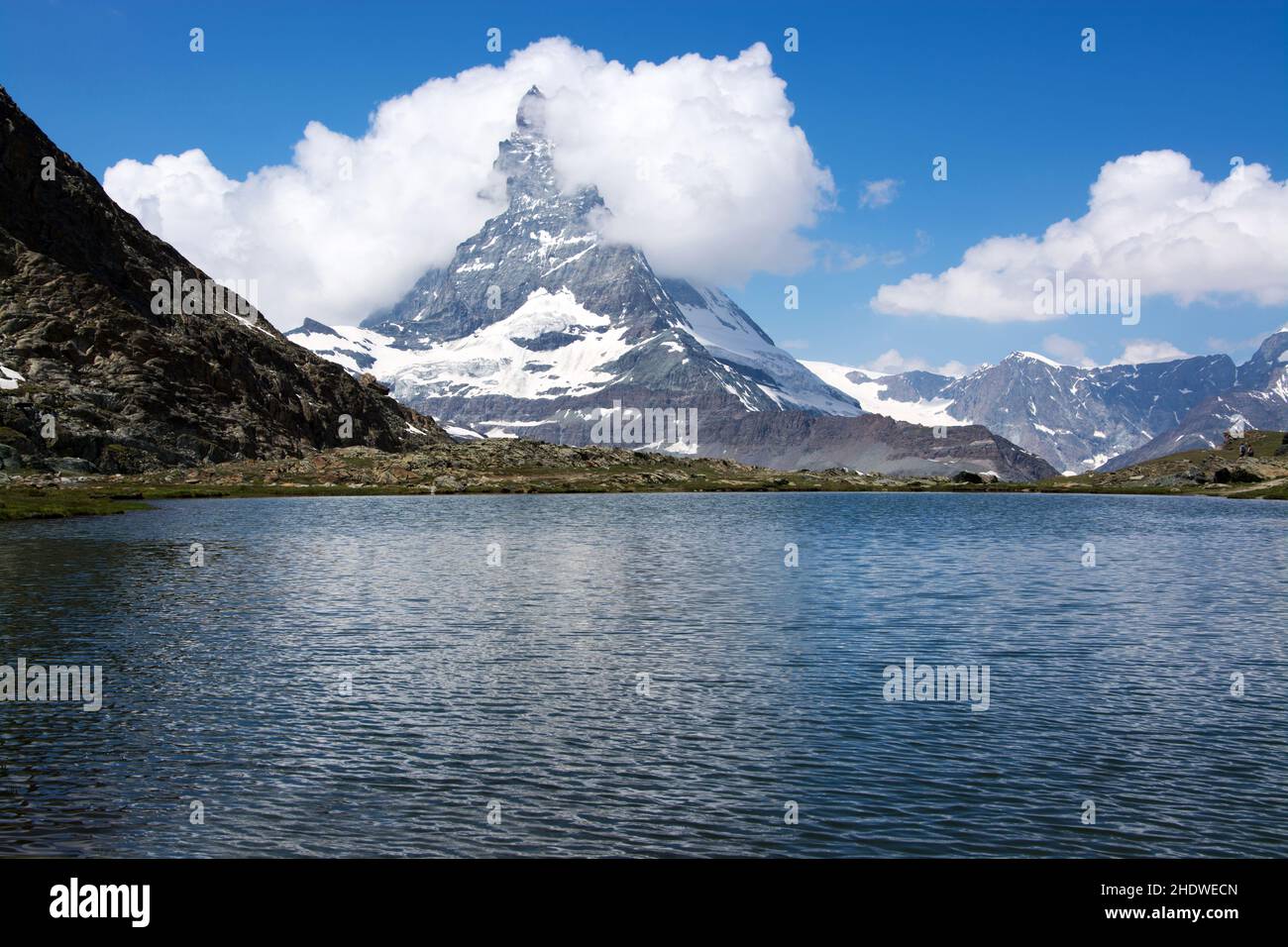 european alps, mountain lake, matterhorn, mountain lakes, matterhorns ...