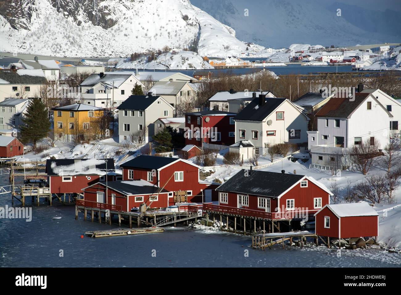 reine, moskenes, reines Stock Photo - Alamy