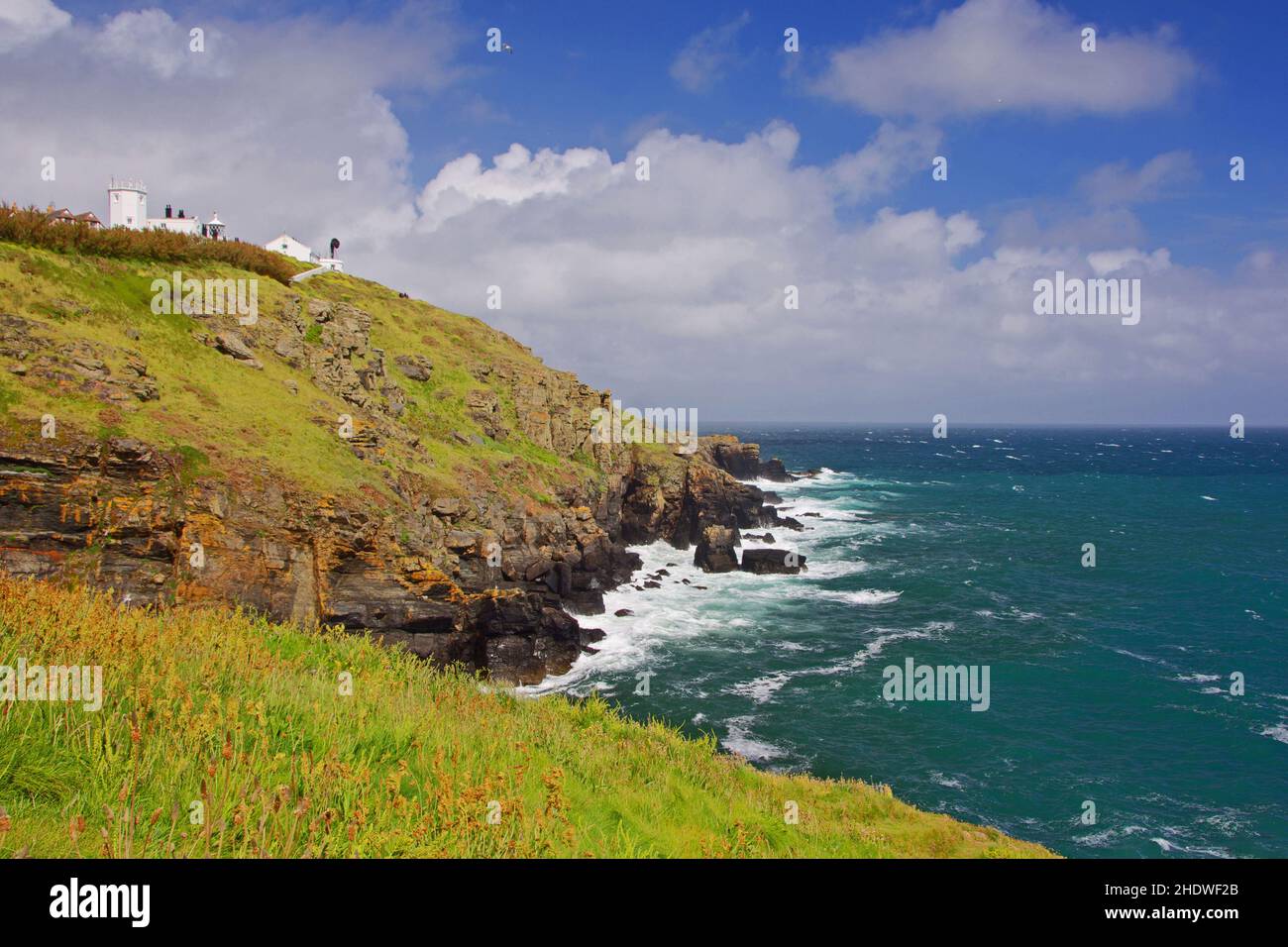 atlantic ocean, cornwall, atlantic oceans, cornwalls Stock Photo - Alamy