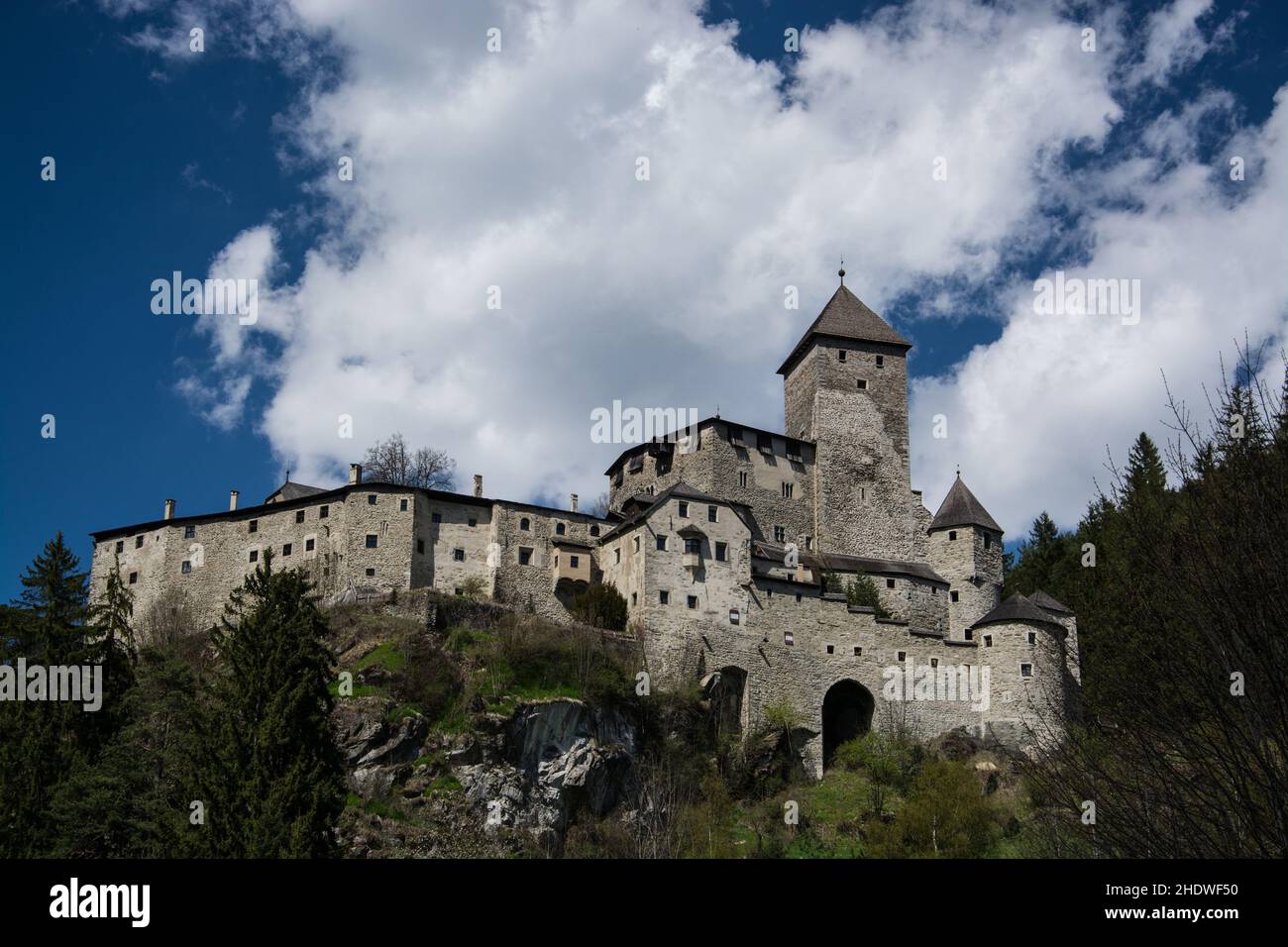 taufers castle, tures castles Stock Photo - Alamy