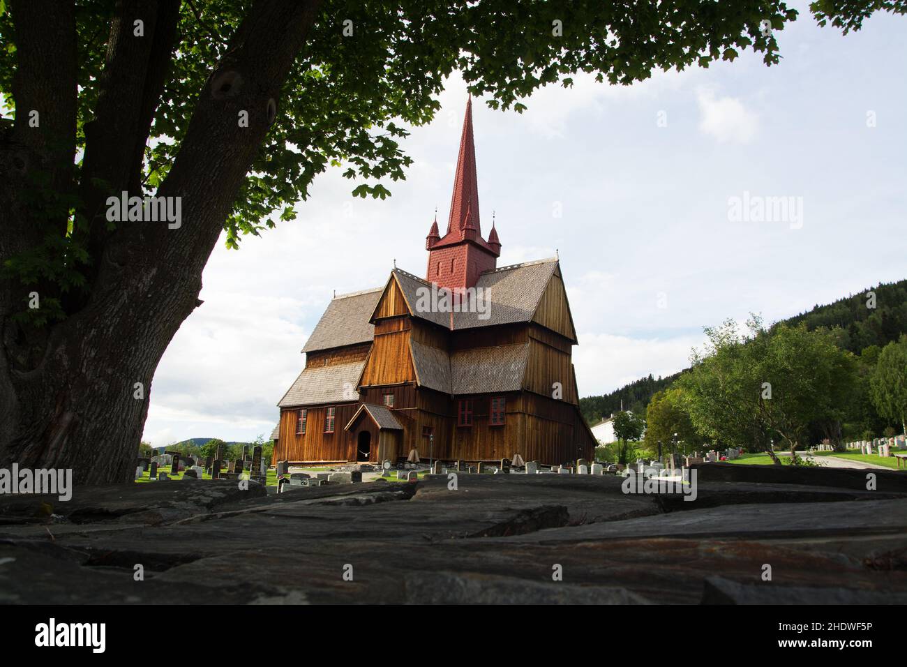 stave church, ringebu, ringebu stave church, stave churchs Stock Photo ...
