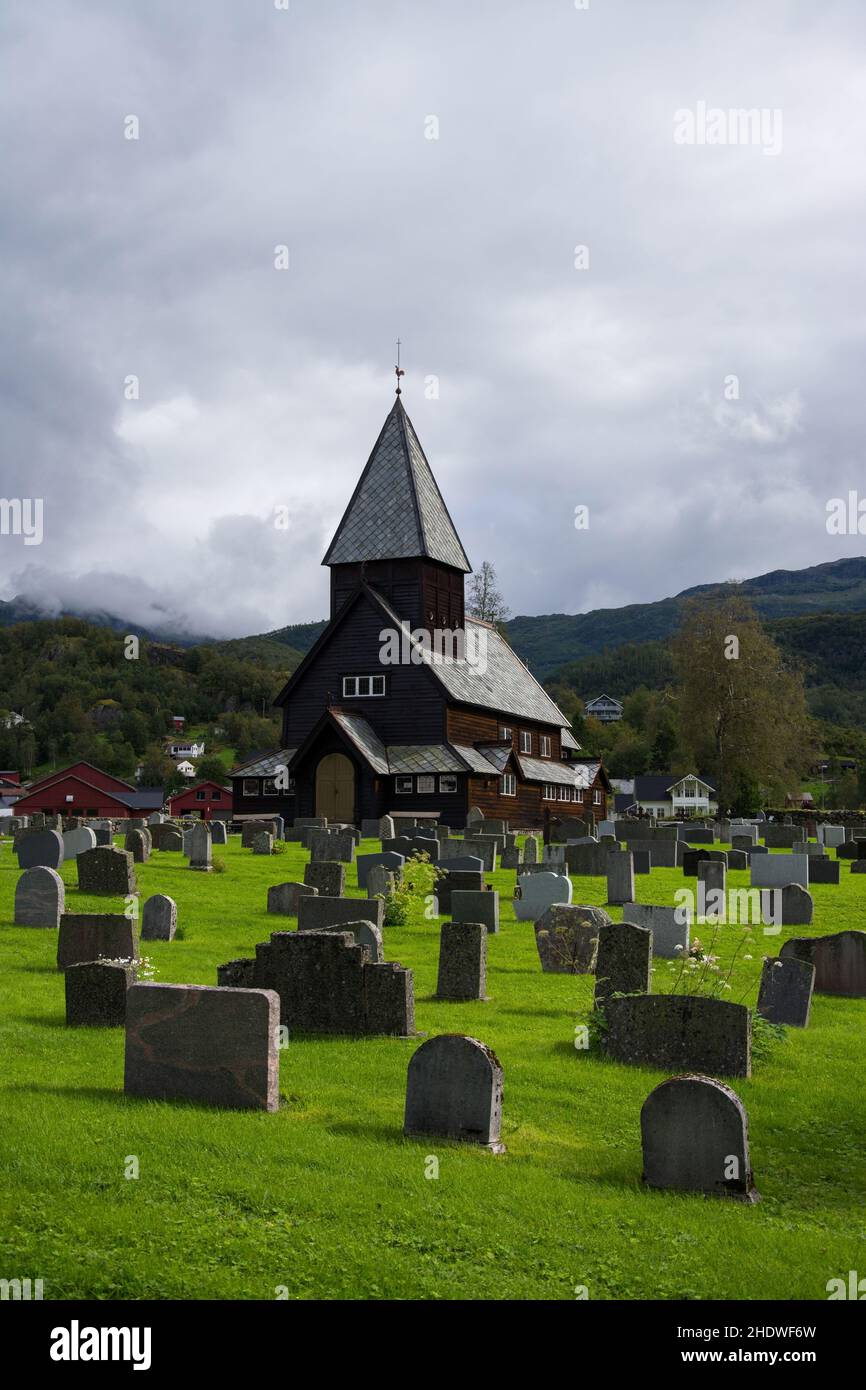 roldal stave church Stock Photo - Alamy
