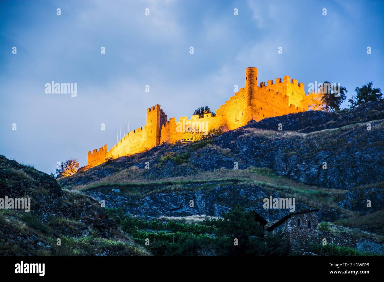 Tourbillon ruin hi-res stock photography and images - Alamy