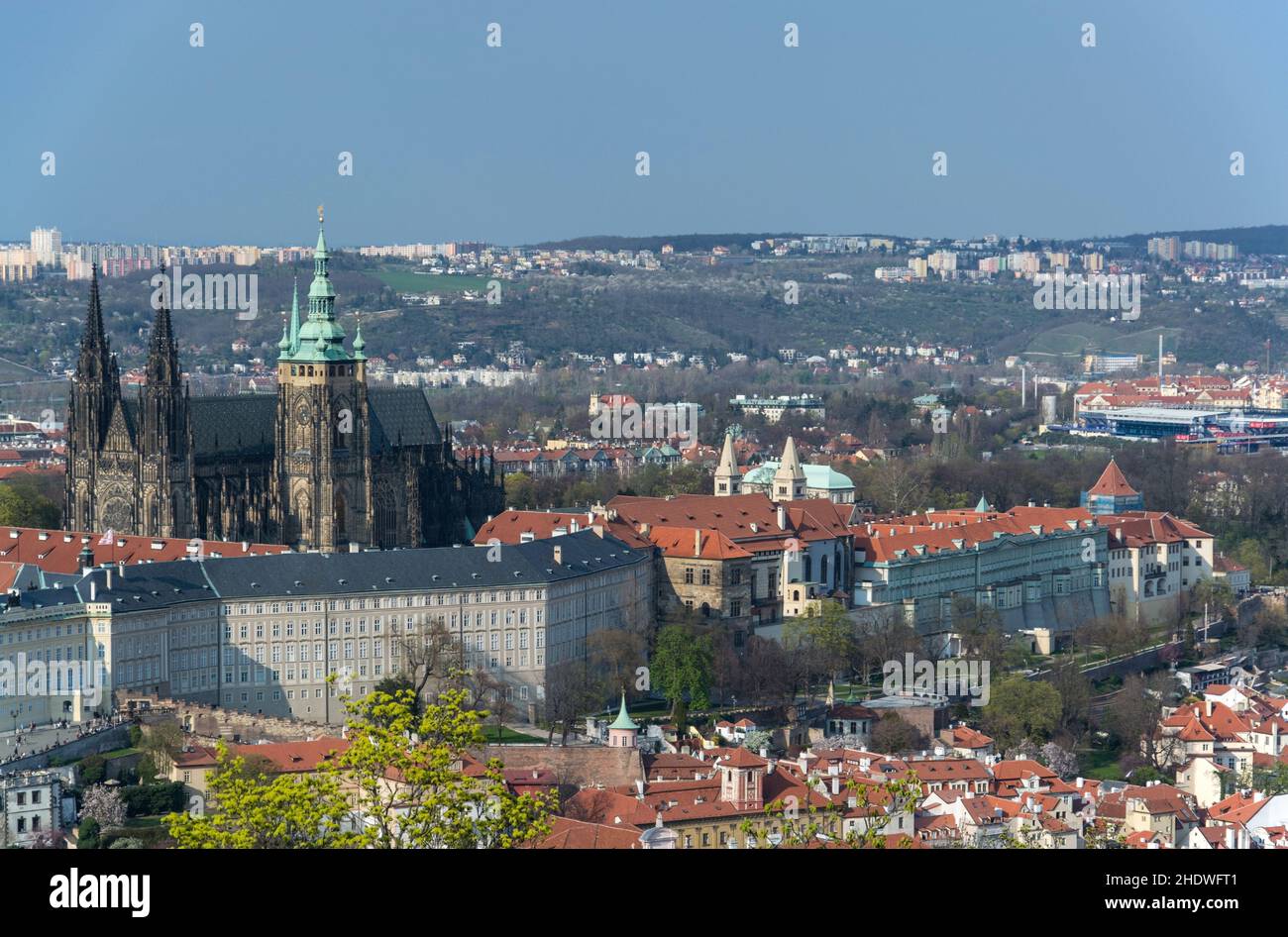 prague, prague castle, pragues, hradcany castle, prague castles Stock ...