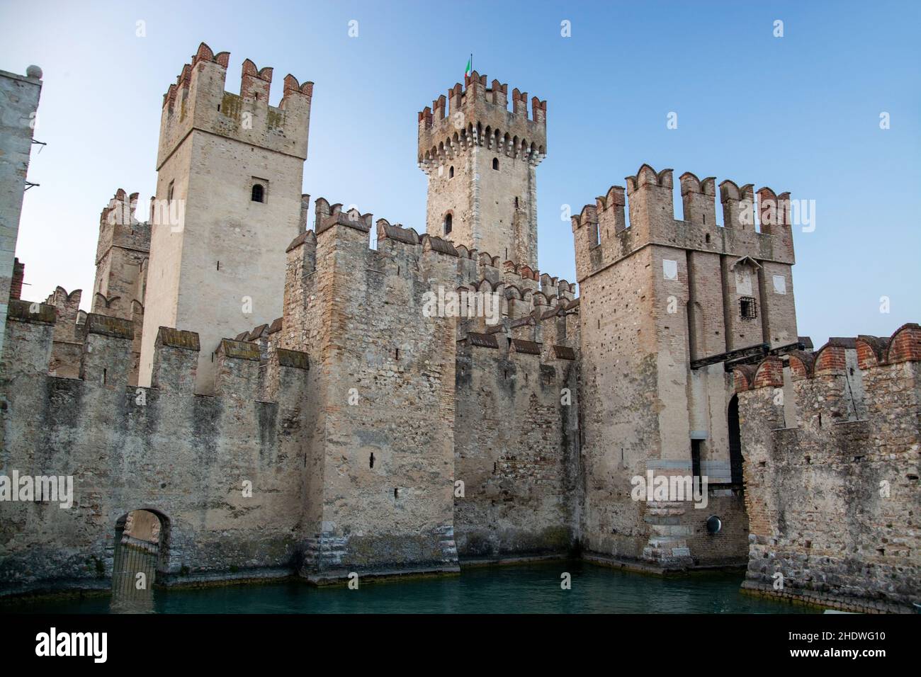 castello scaligero, castello scaligeros Stock Photo - Alamy