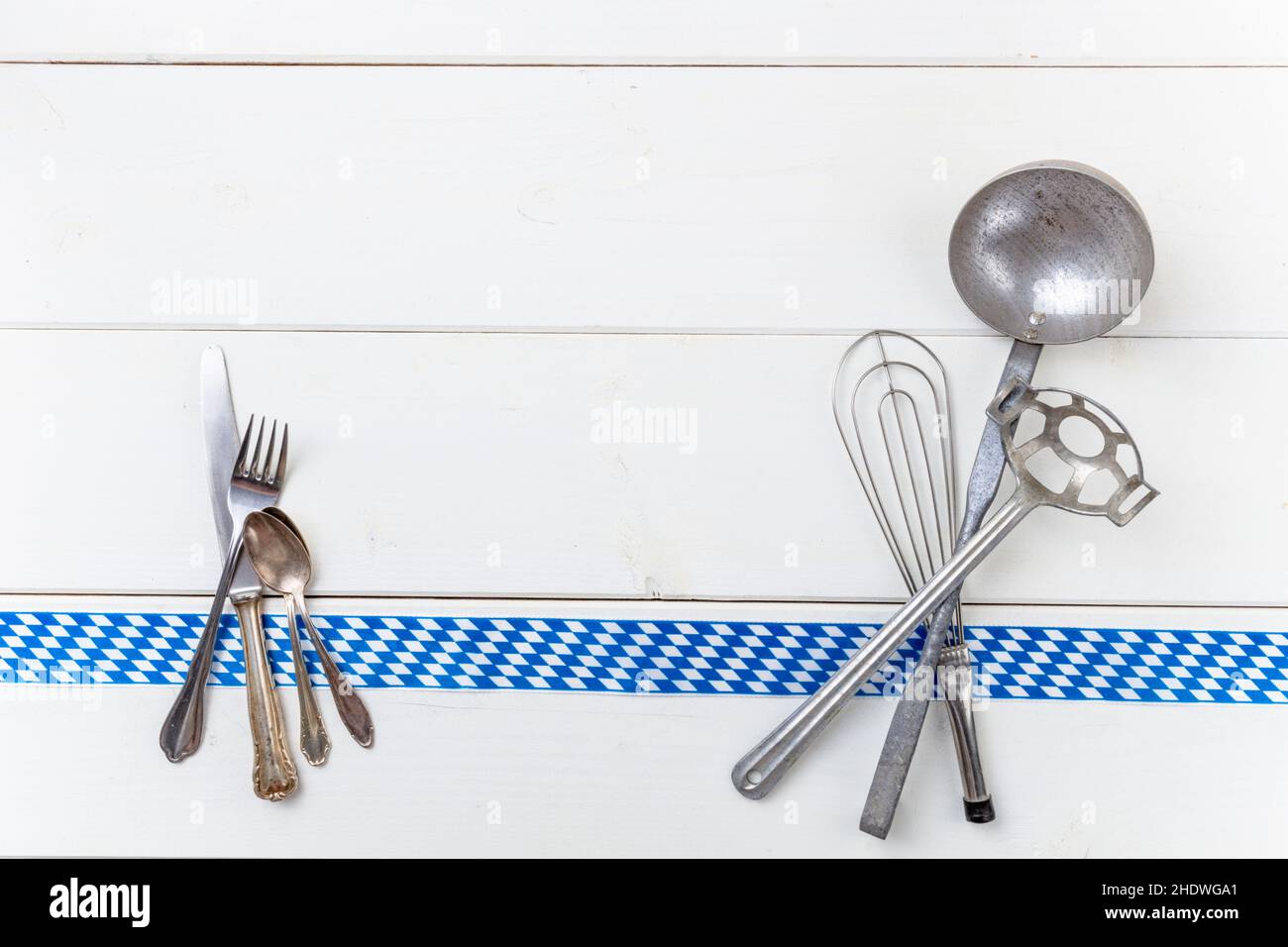 kitchen utensils, border, rhombus, kitchen utensil, borders Stock Photo ...