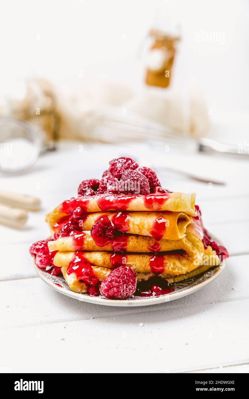 dessert, pancake, crepes, desserts, pancakes Stock Photo - Alamy