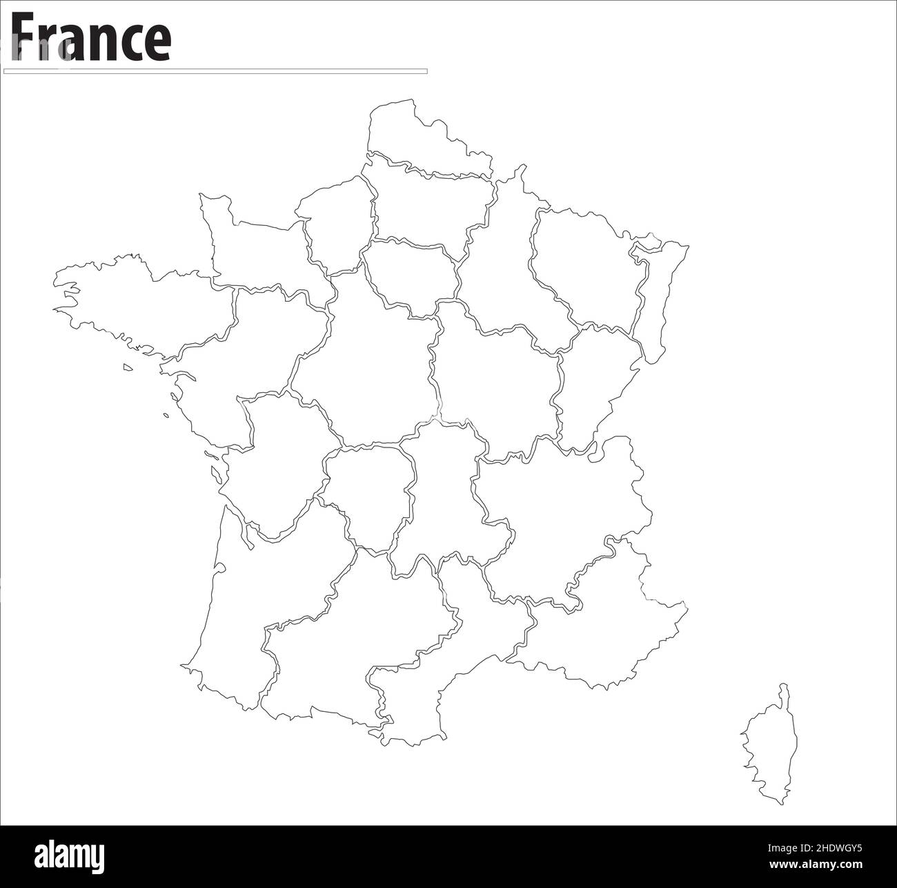 France maps Stock Vector Images - Alamy