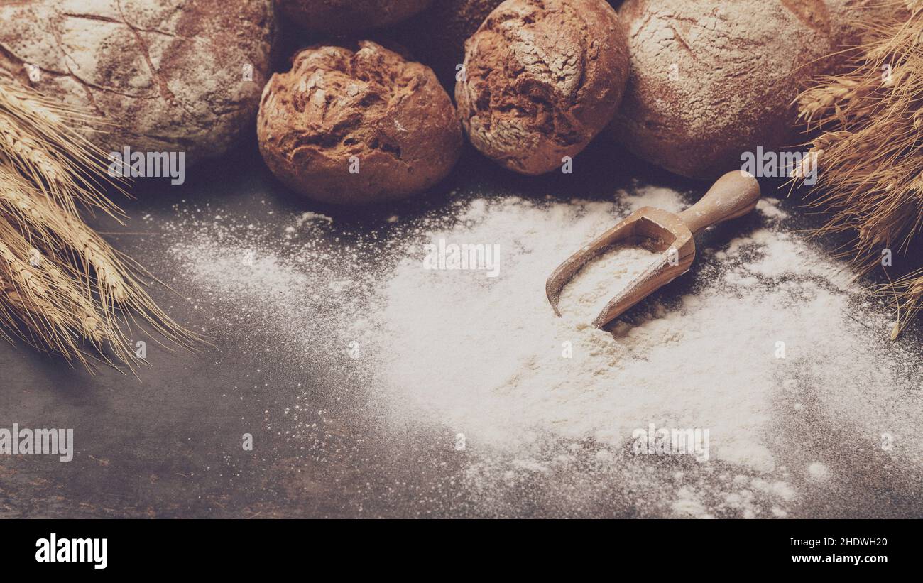 flour, bakery, baking ingredient, flours, bakeries, cake shop, baking ...