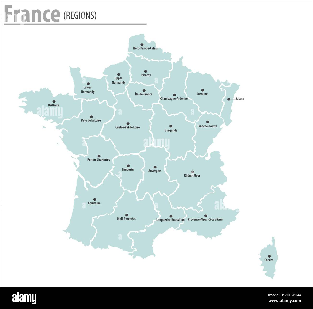 Modern mediterranean map Stock Vector Images - Alamy