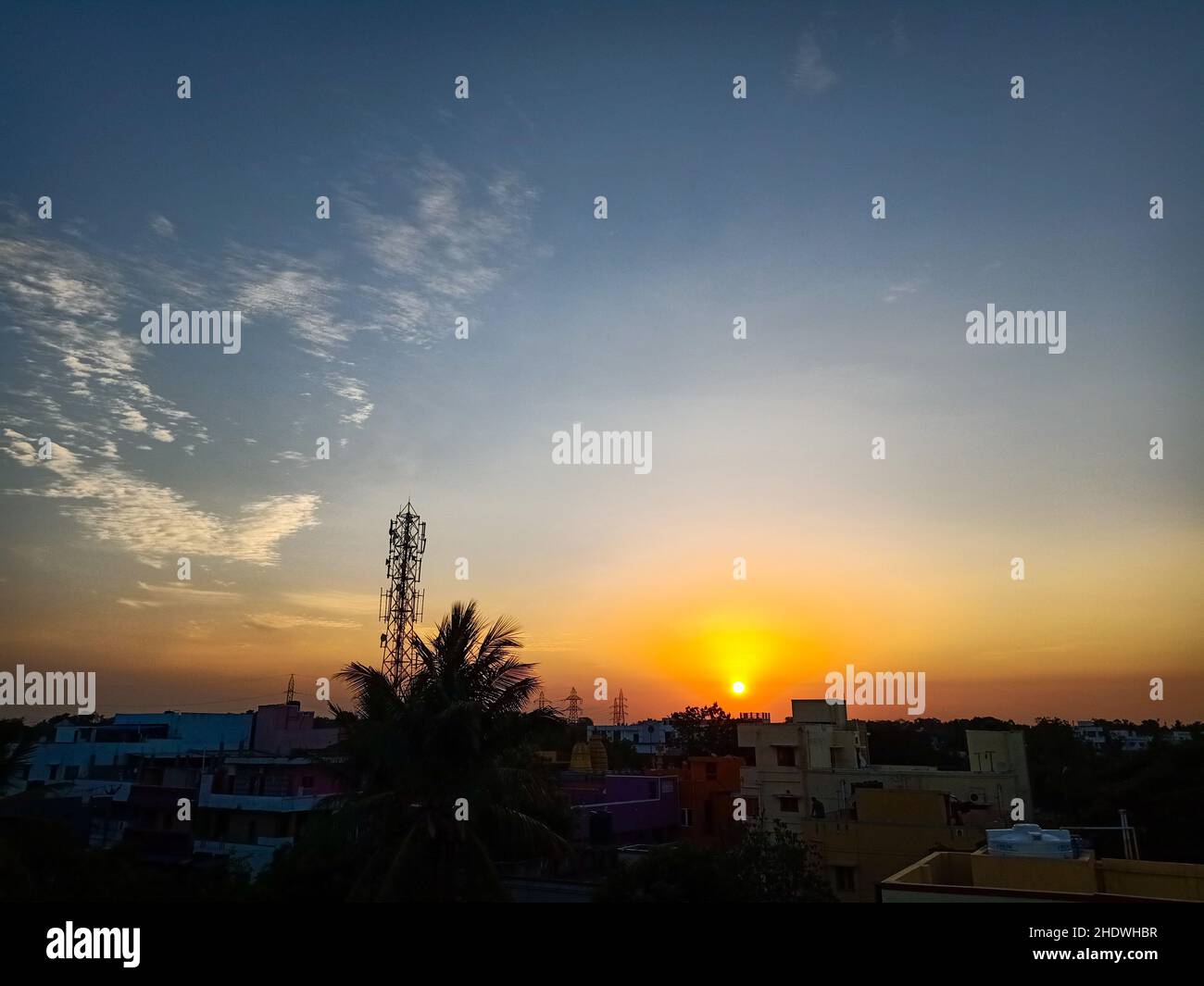Impression city sun hi-res stock photography and images - Alamy