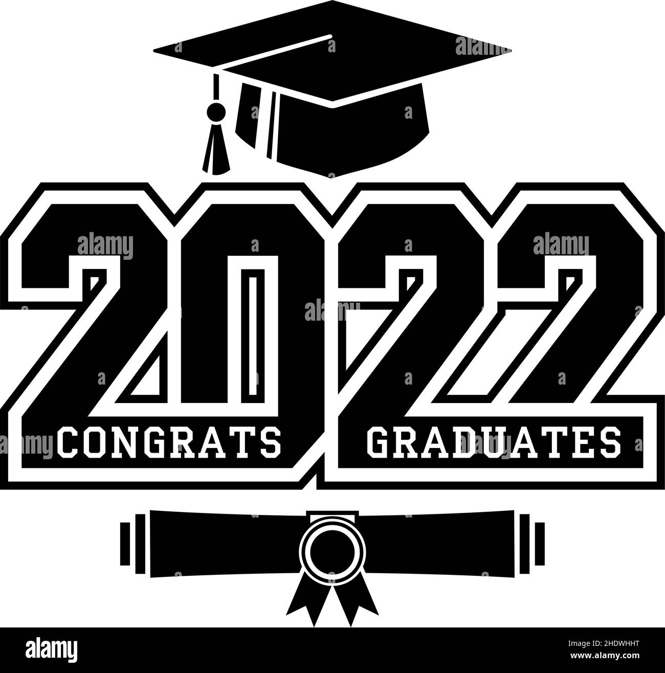 Class of 2022 vector vectors hi-res stock photography and images - Alamy