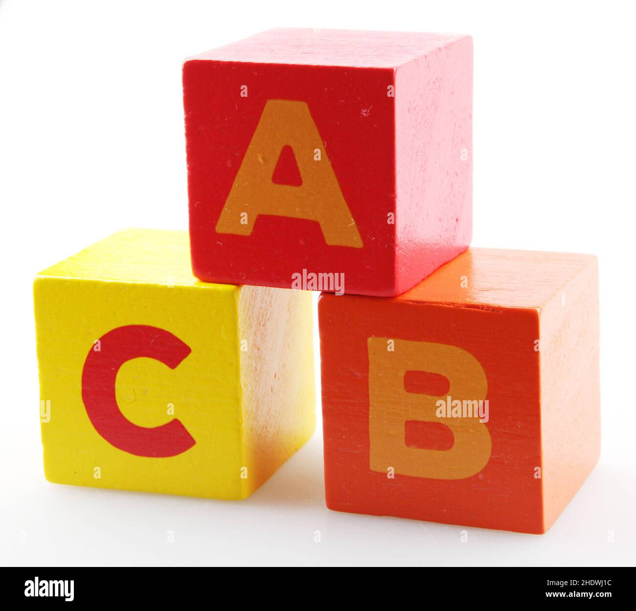 Abc building blocks hi-res stock photography and images - Alamy