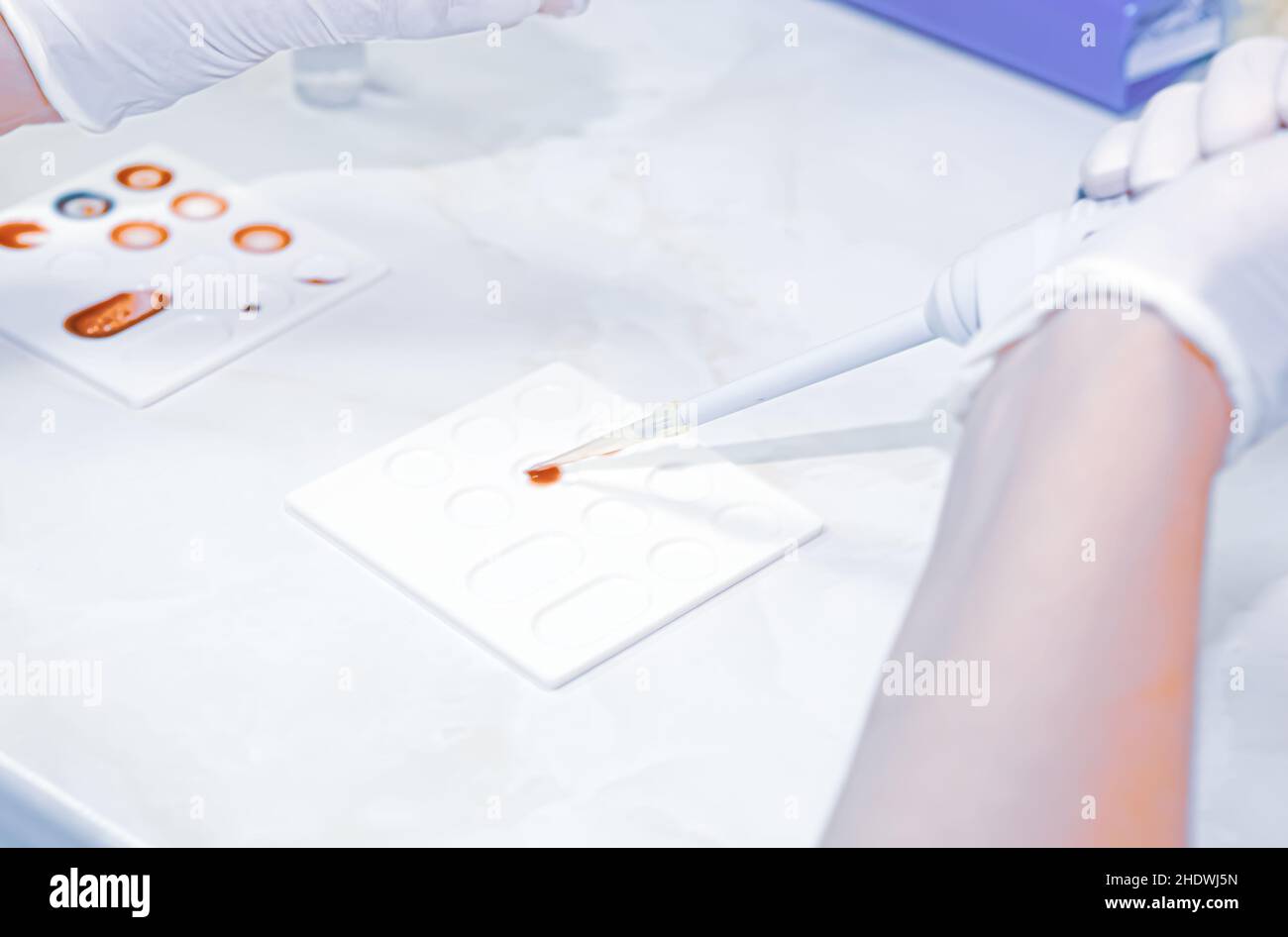 laboratory examination, diagnostic, blood sample, blood test, corona ...