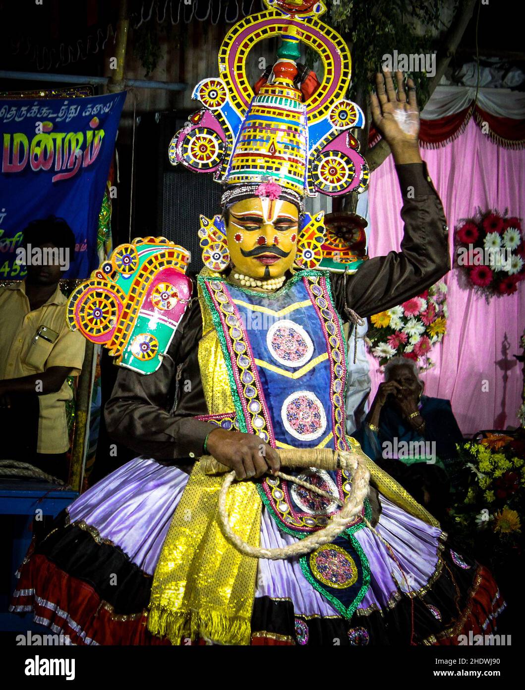 Native Folk Artist from Tamilnadu , India Stock Photo - Alamy