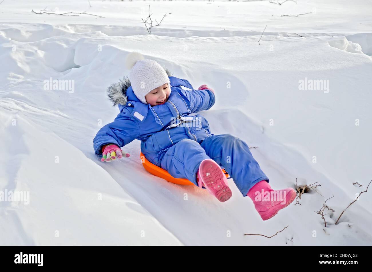 childhood, sledding, childhoods, children, kid, kids Stock Photo - Alamy