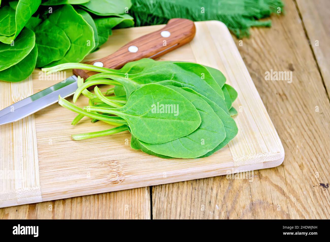 spinach, leaf spinach, spinac croutons, spinachs Stock Photo - Alamy