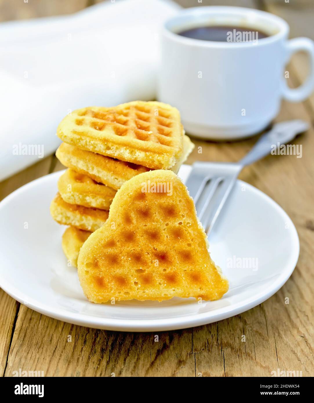 heart shaped, waffles, heart-shapeds, waffle Stock Photo - Alamy