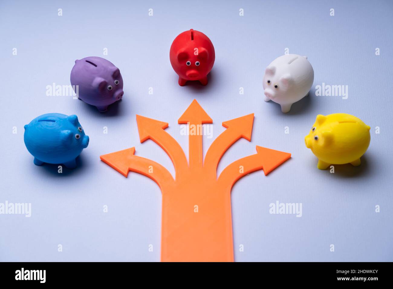 Money Investing Options. Save And Deposit Funds Stock Photo - Alamy