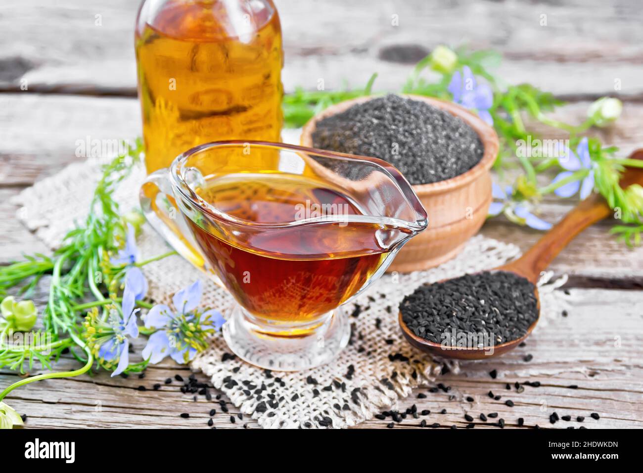 vegetable oil, black cumin, vegetable oils, black cumins Stock Photo ...