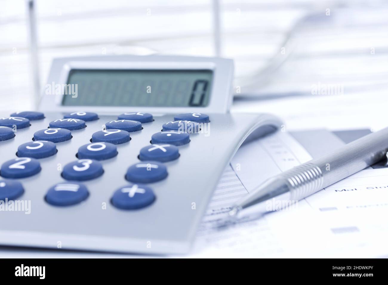 calculator, accounting, payroll, calculators, payrolls Stock Photo - Alamy