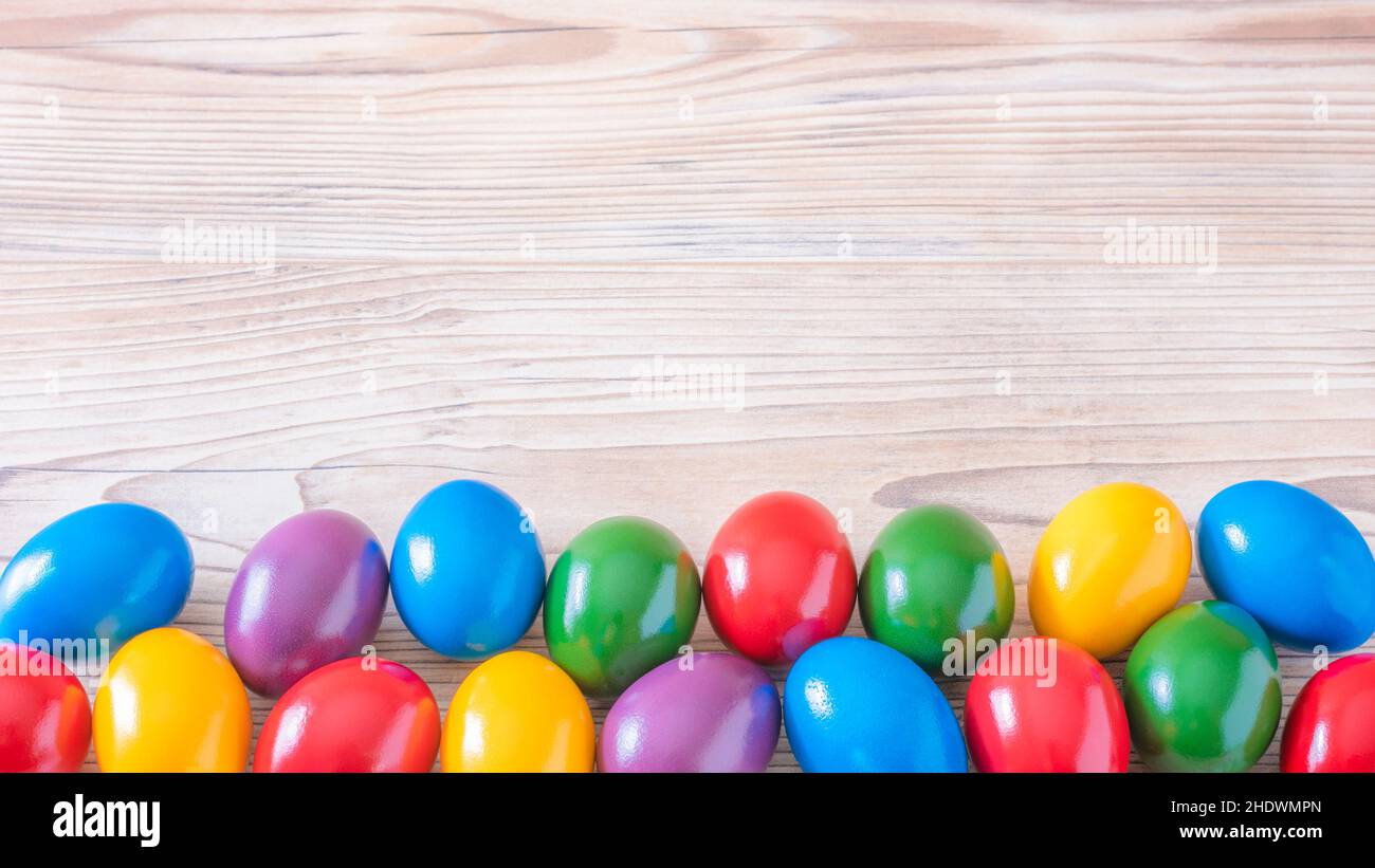multi colored, easter eggs, multi coloreds, easter egg Stock Photo - Alamy