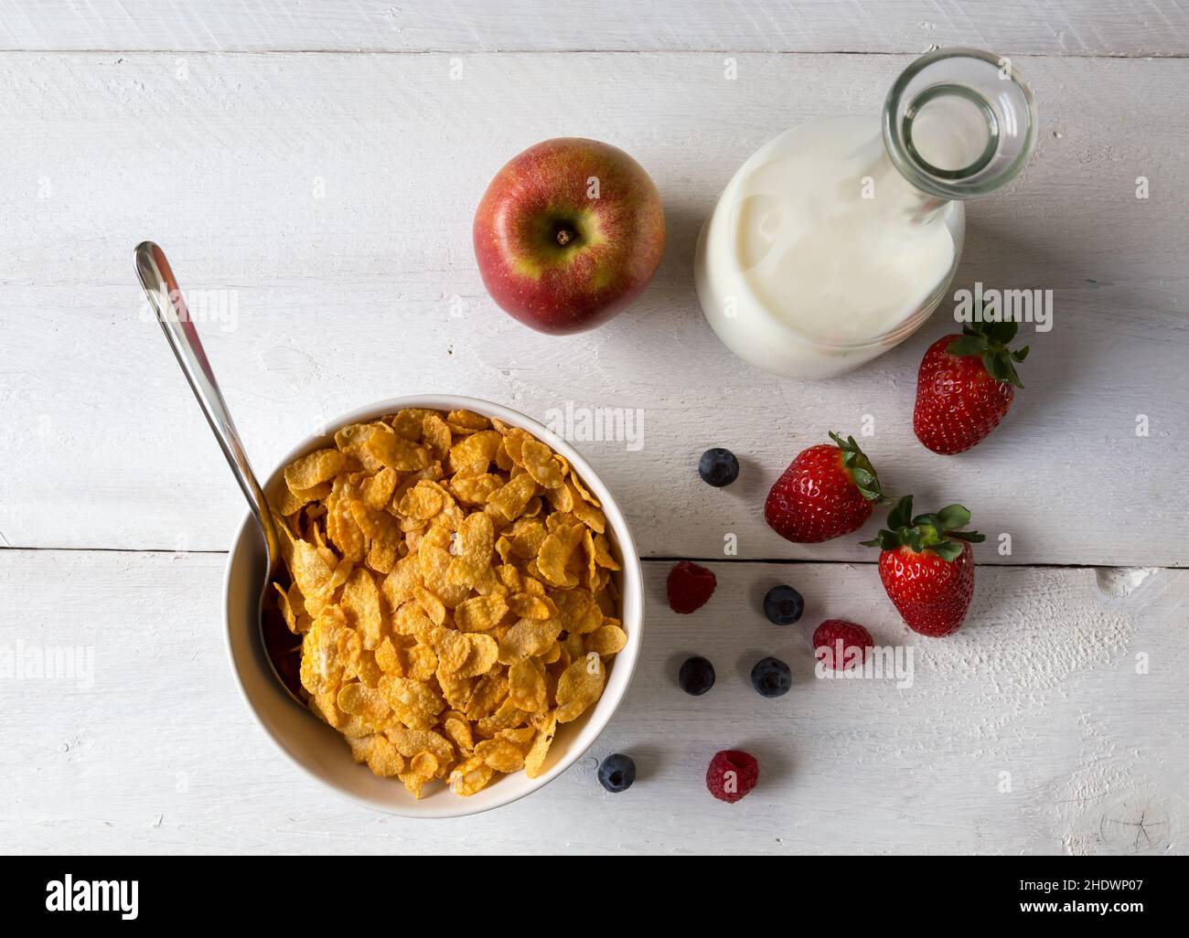 Vitamin apples breakfast cereal hi-res stock photography and images - Alamy