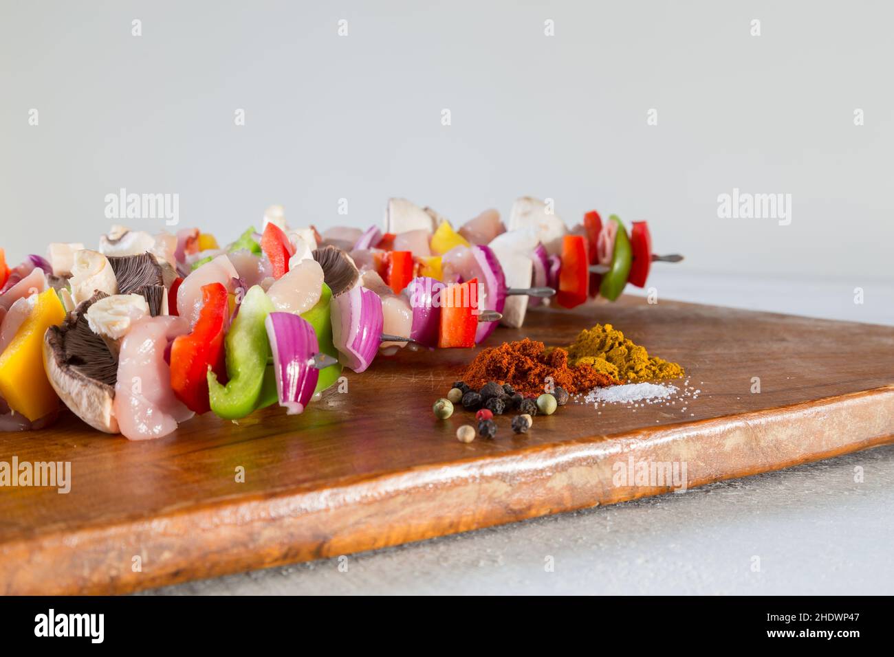 kebabs, chicken meat, chicken meats Stock Photo - Alamy