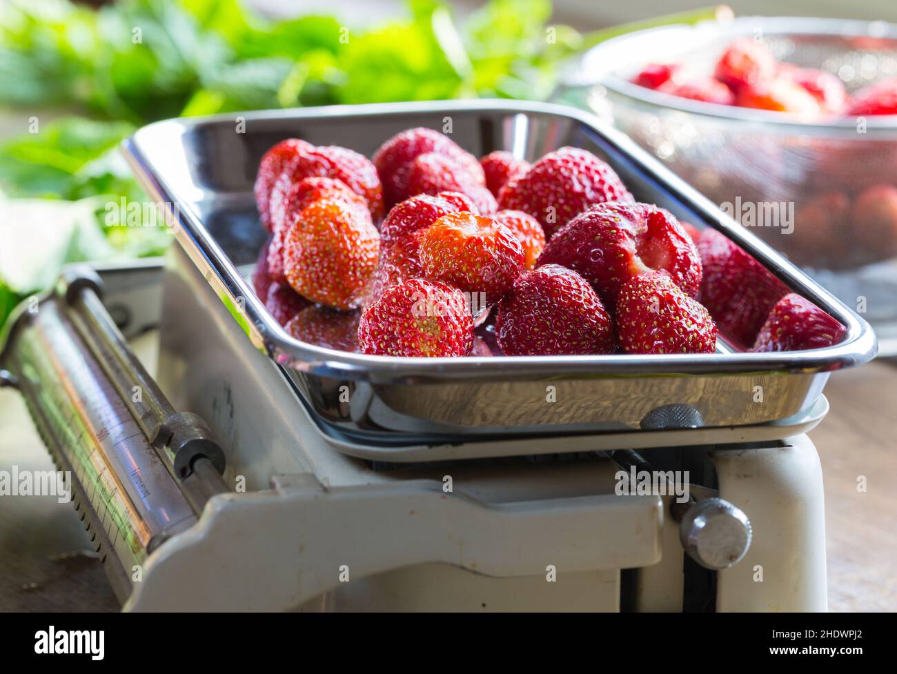 Weighing scales food weights hi-res stock photography and images - Alamy