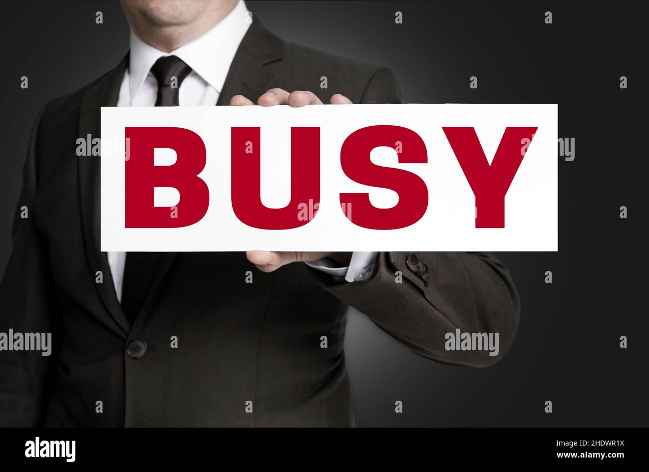 Businessman executive busy hi-res stock photography and images - Alamy