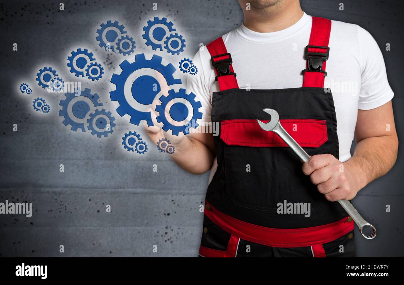 job & profession, gear, craftsman, mechanic, job & professions, job and ...