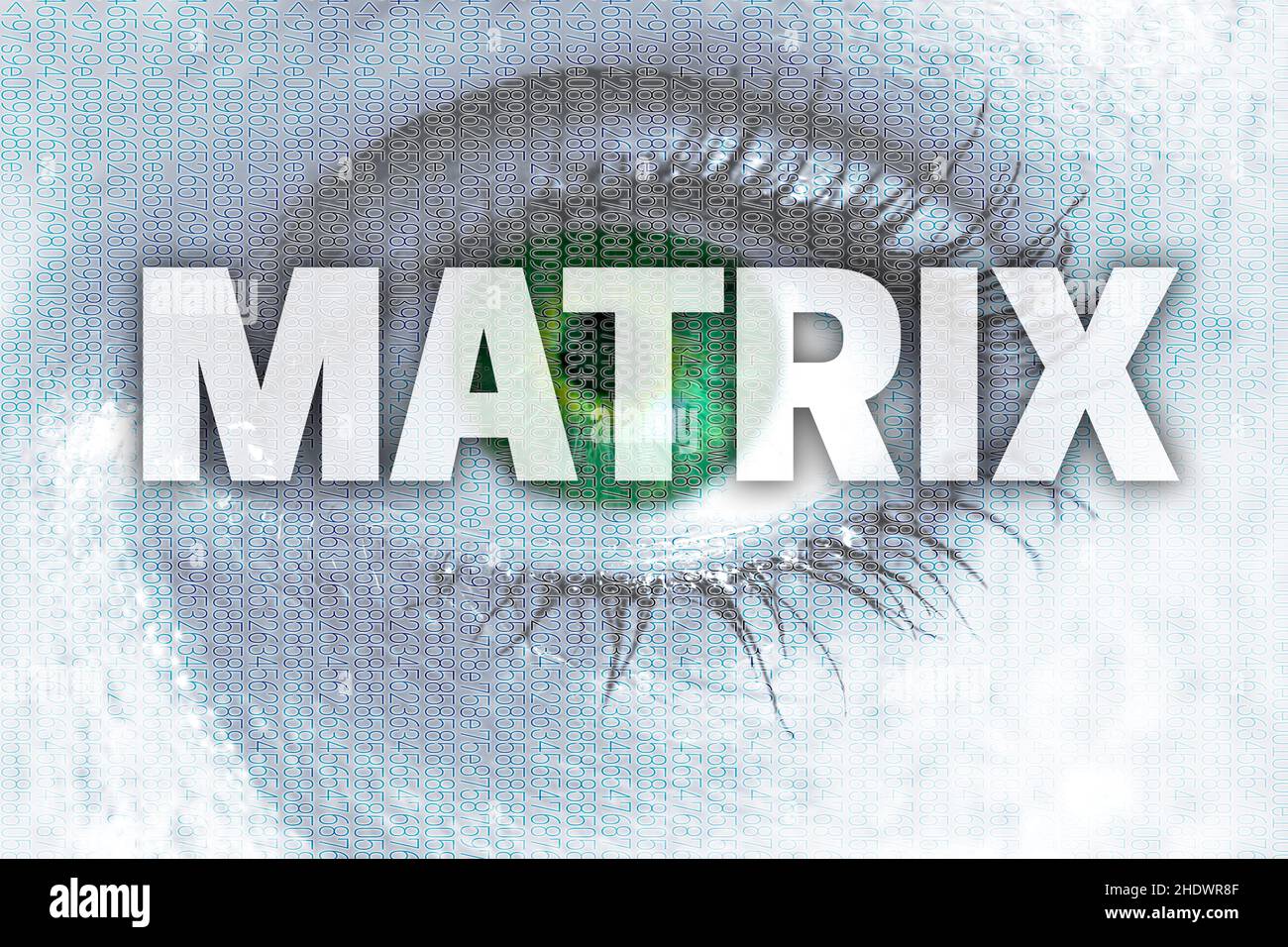 Matrix eyes hi-res stock photography and images - Alamy