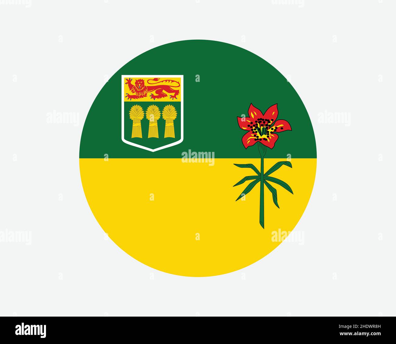 Saskatchewan Flag Vector