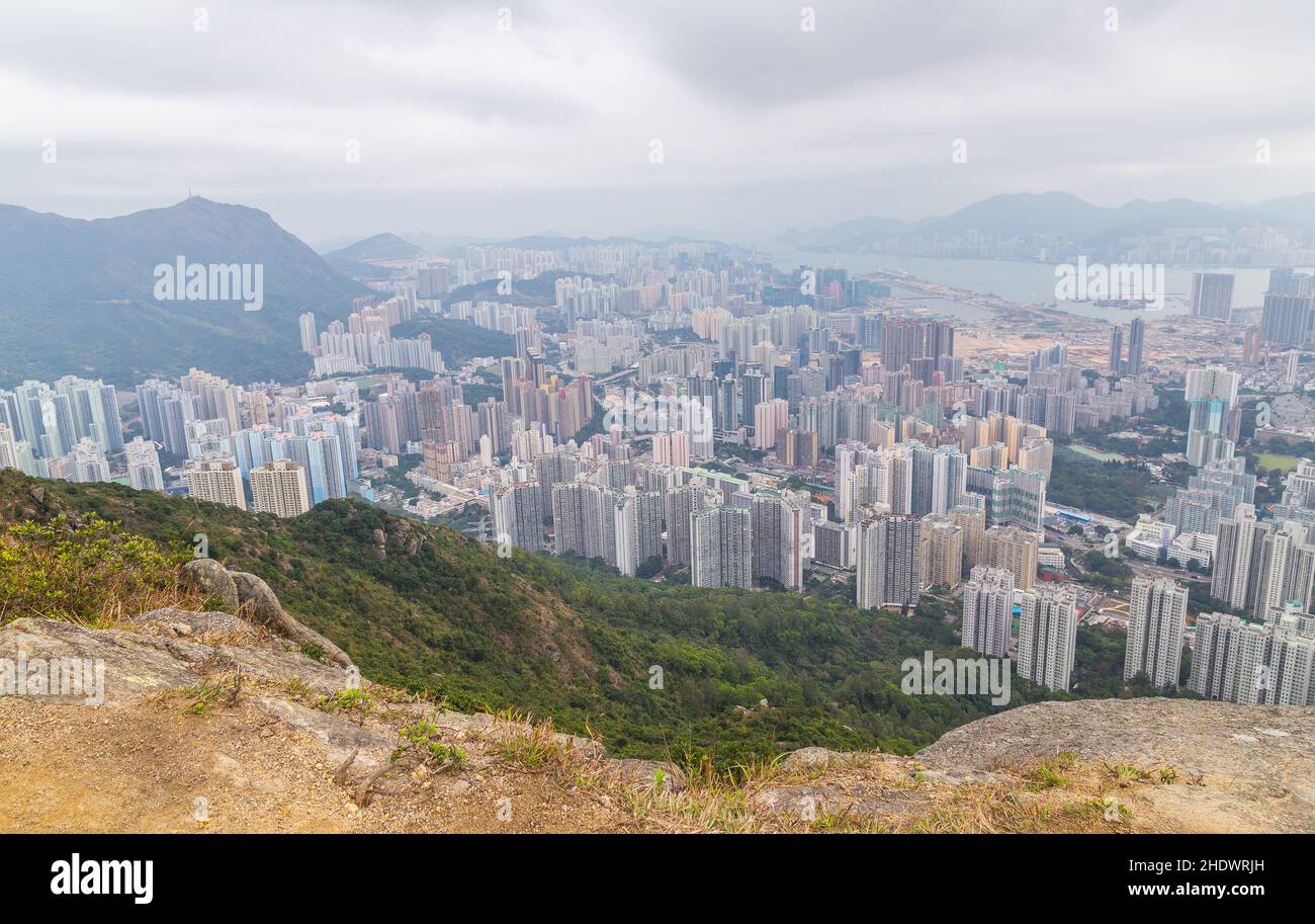 hong kong, lion rock, hong kongs Stock Photo - Alamy
