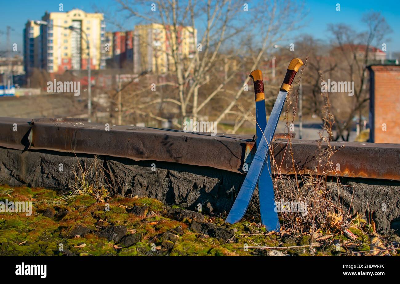 Crossed machetes hi-res stock photography and images - Alamy