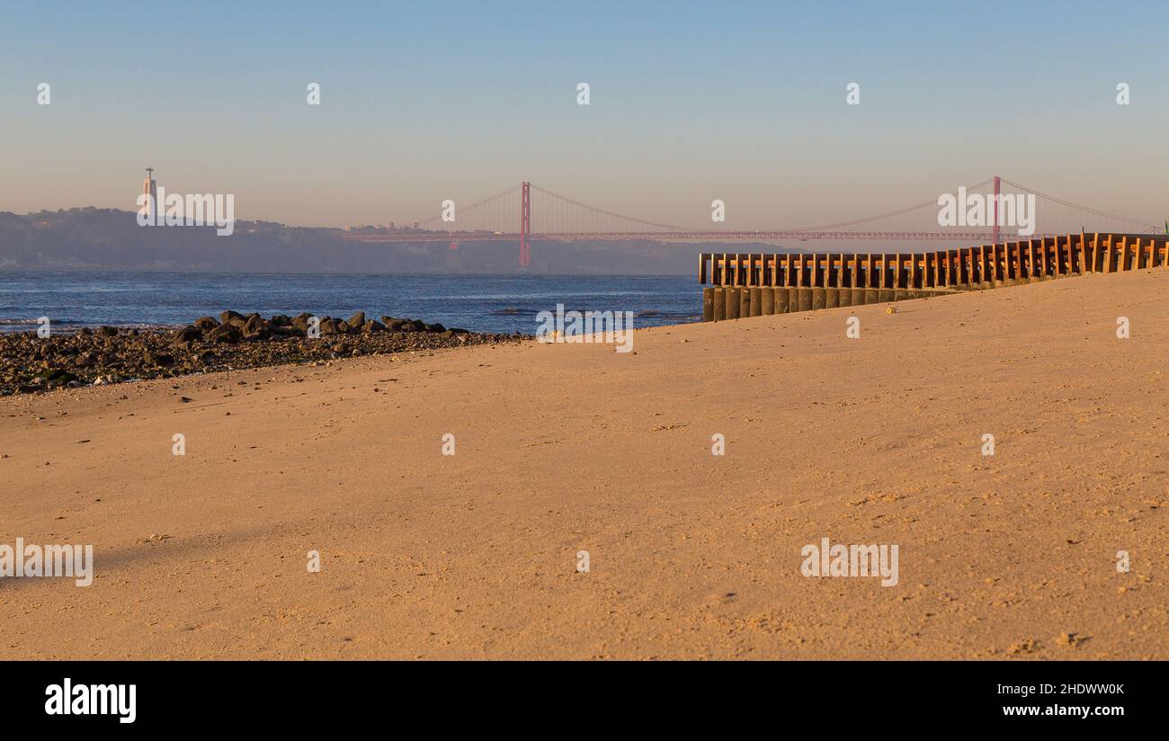 lisbon, tejo, april 25th bridge, lisbons, tejos Stock Photo - Alamy